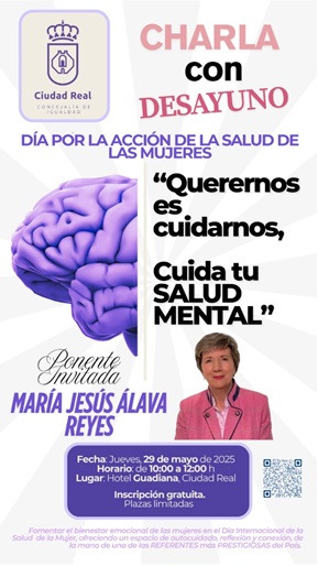 Charla-desayuno con María Jesús Álava Reyes: "Querernos es cuidarnos ...
